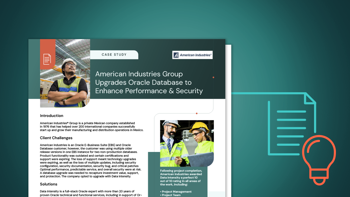 American Industries Group Upgrades Oracle Database To Achieve Enhanced Performance & Security ...