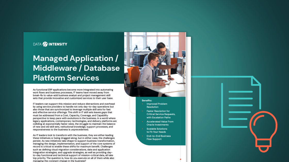 Managed Application / Middleware / Database Platforms Services - Data ...