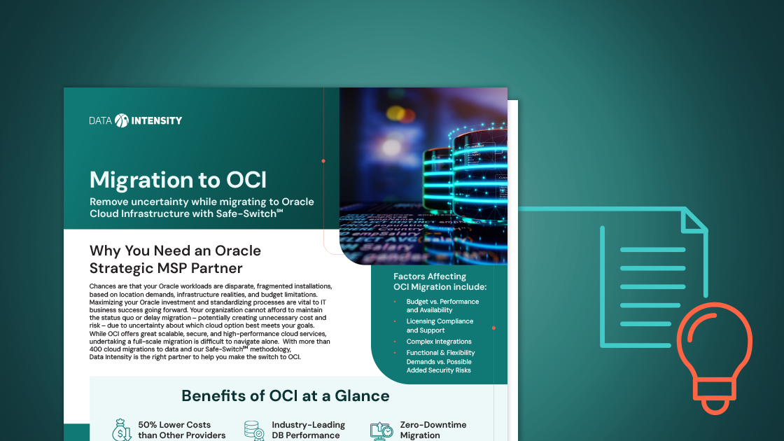 Migration To Oci Data Intensity