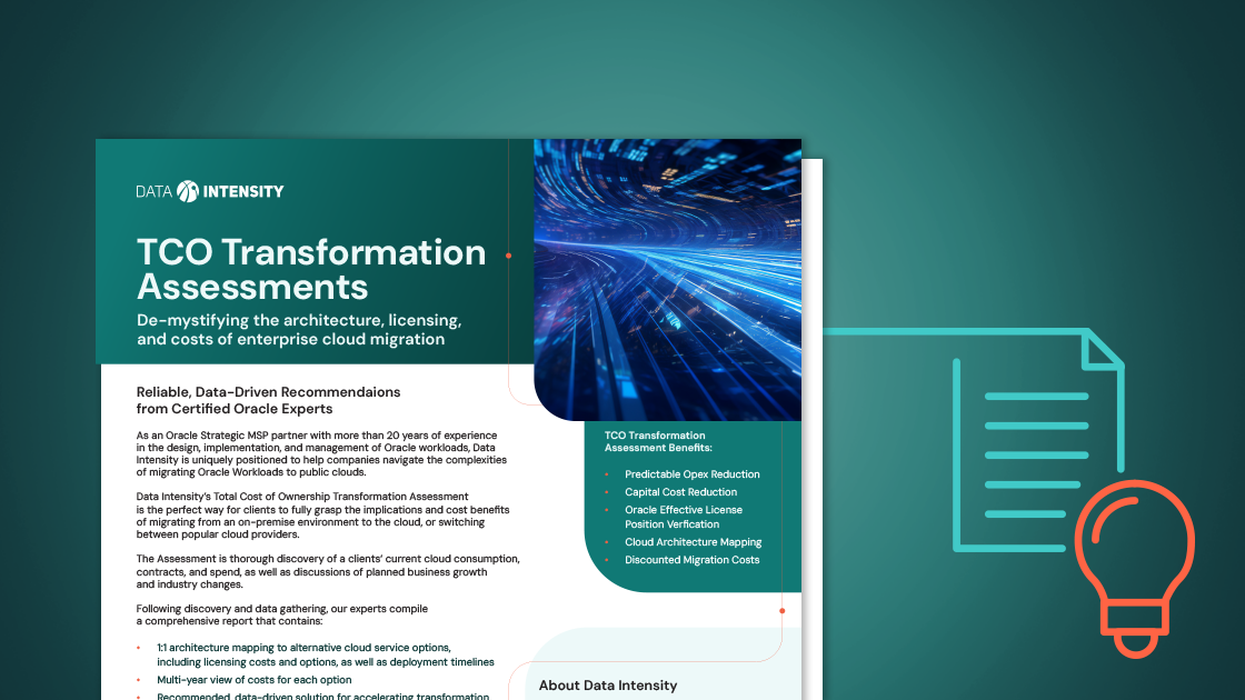 TCO Transformation Assessments - Data Intensity