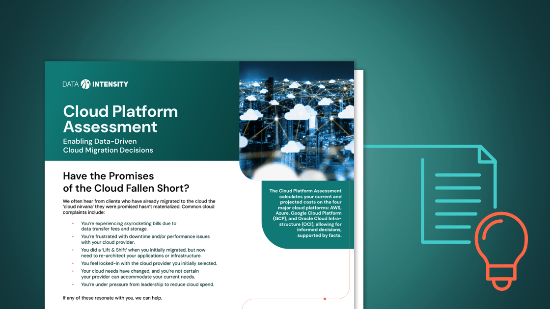Cloud Platform Assessment - Data Intensity