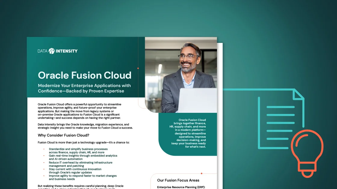 Oracle Fusion Cloud - Data Intensity