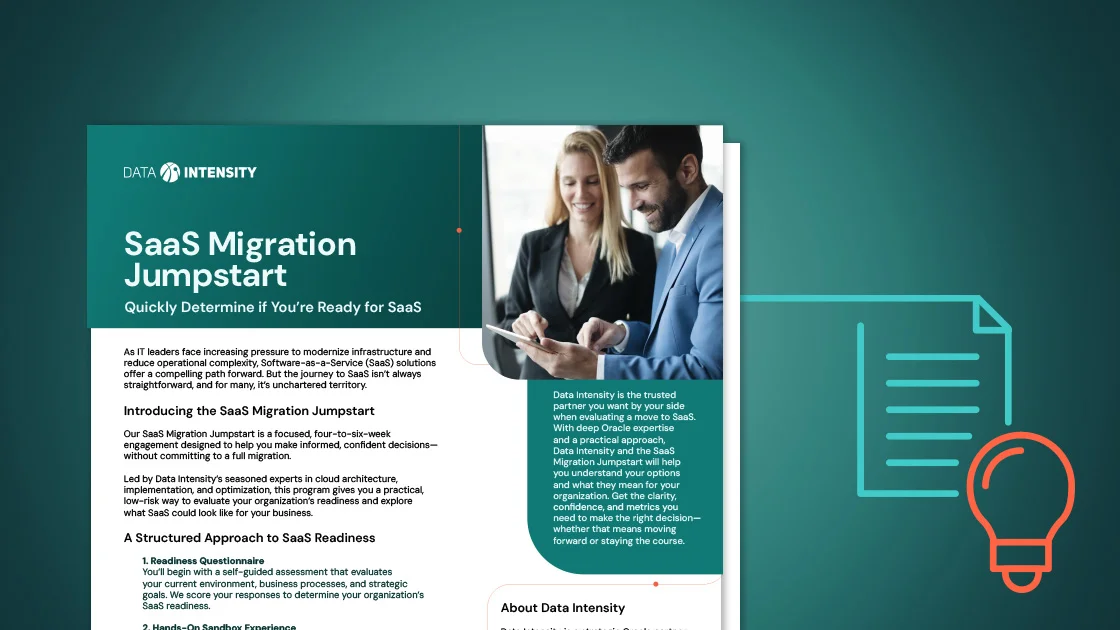 SaaS Readiness Jumpstart - Data Intensity